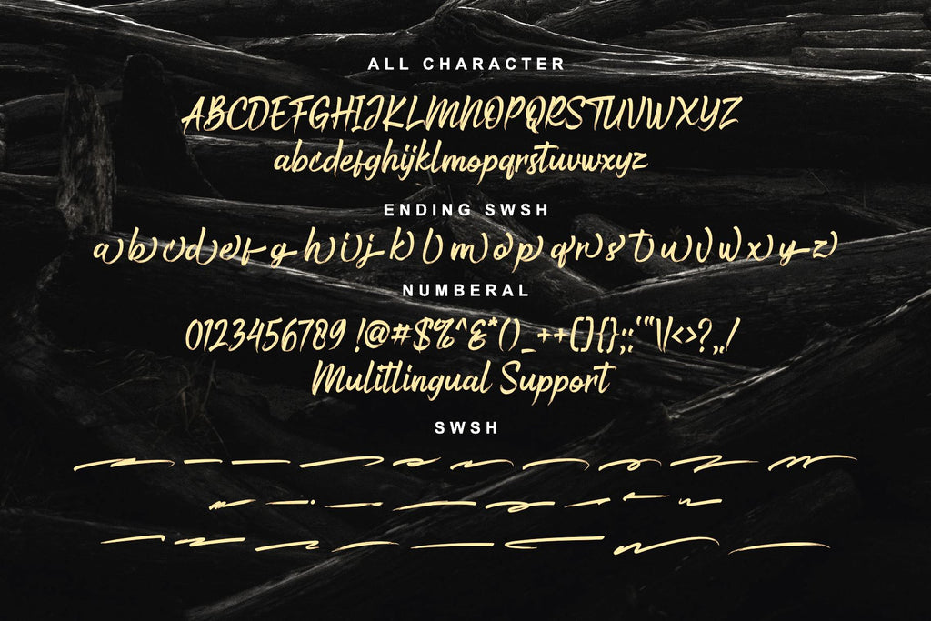 Bustered - Handbrush Typeface - So Fontsy