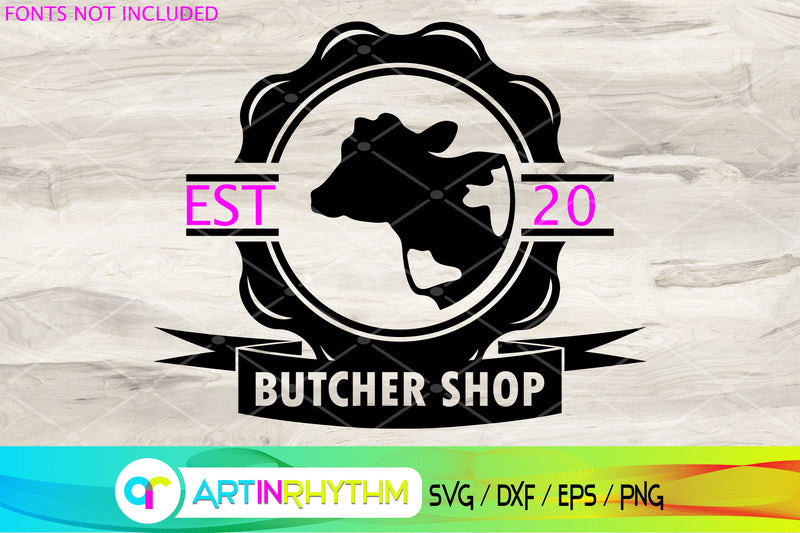 butcher svg, butcher shop svg - So Fontsy