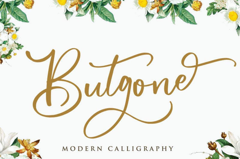 Butgone - Handwritten Script Font - So Fontsy