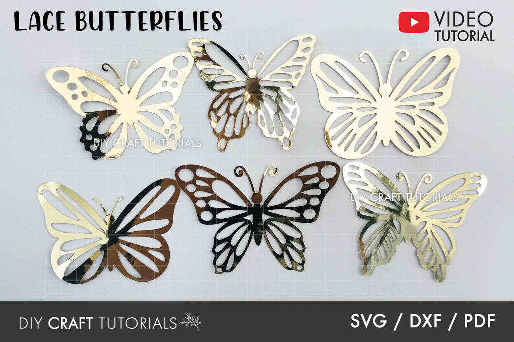 Butterfly SVG Template - So Fontsy