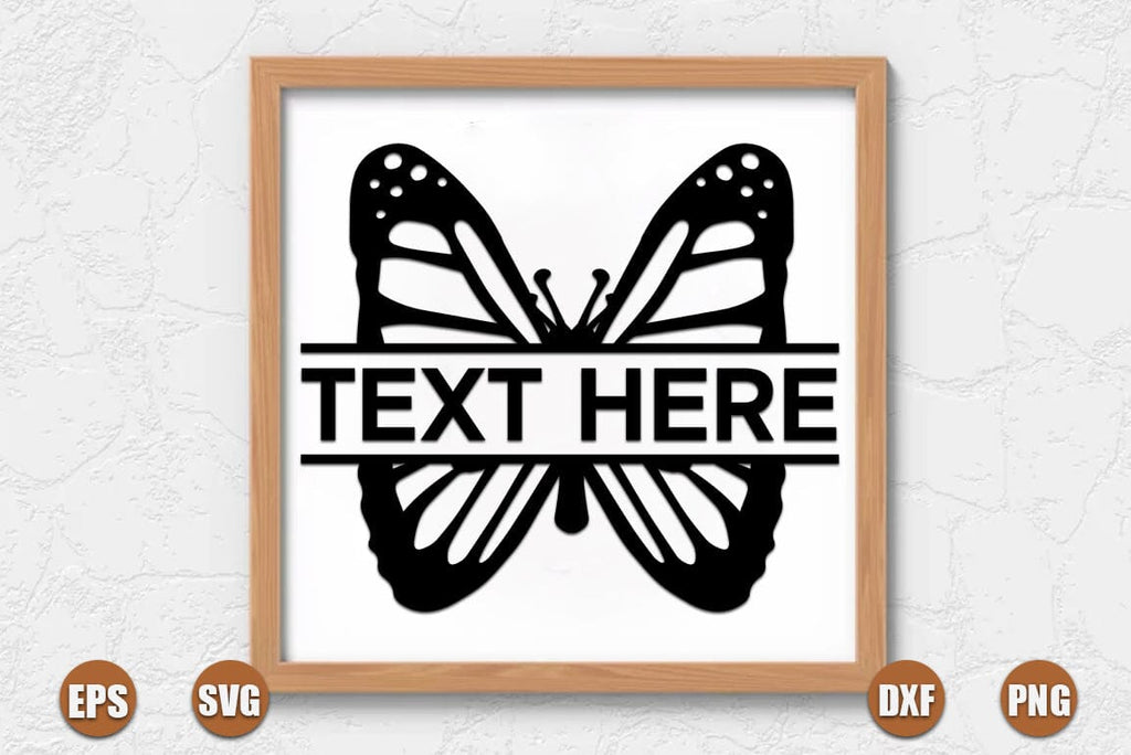 Butterfly custom name template - So Fontsy