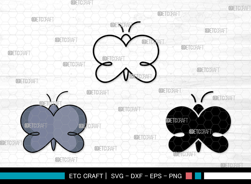Butterfly Icons Color, Butterfly Svg, Garden Insect Svg, Butterflie ...