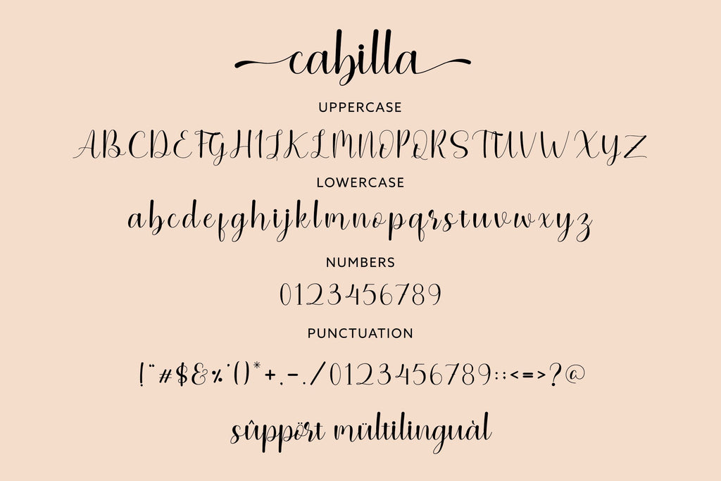 Cabilla Script - So Fontsy