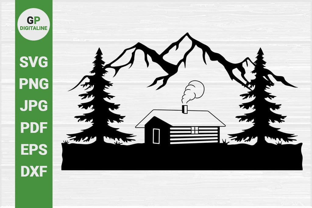 Cabin SVG, Wild SVG, Cottage SVG, House SVG, Woods SVG, Home SVG ...
