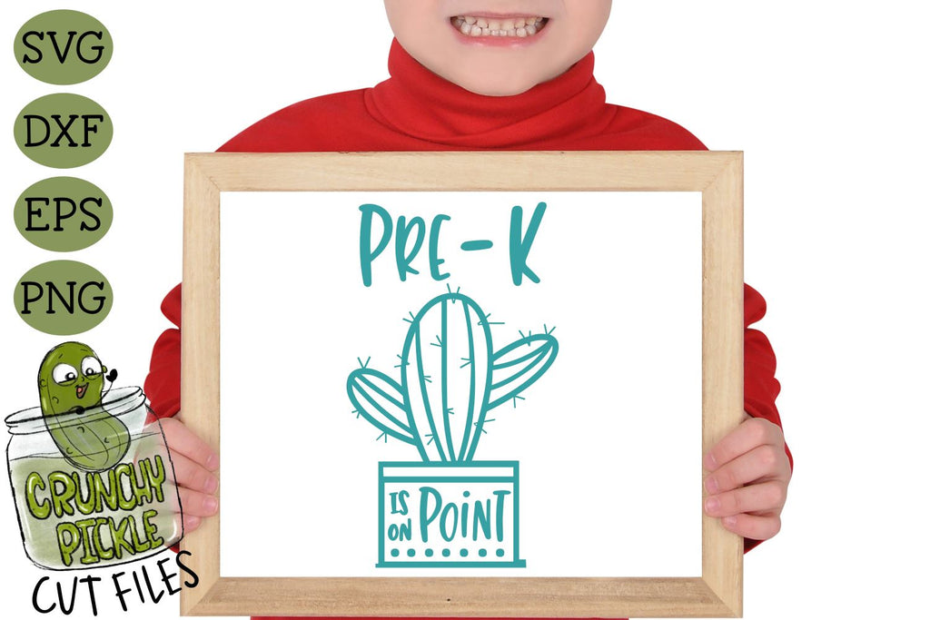 Cactus Grades On Point School SVG File for Kindergarten, Preschool, Pre ...