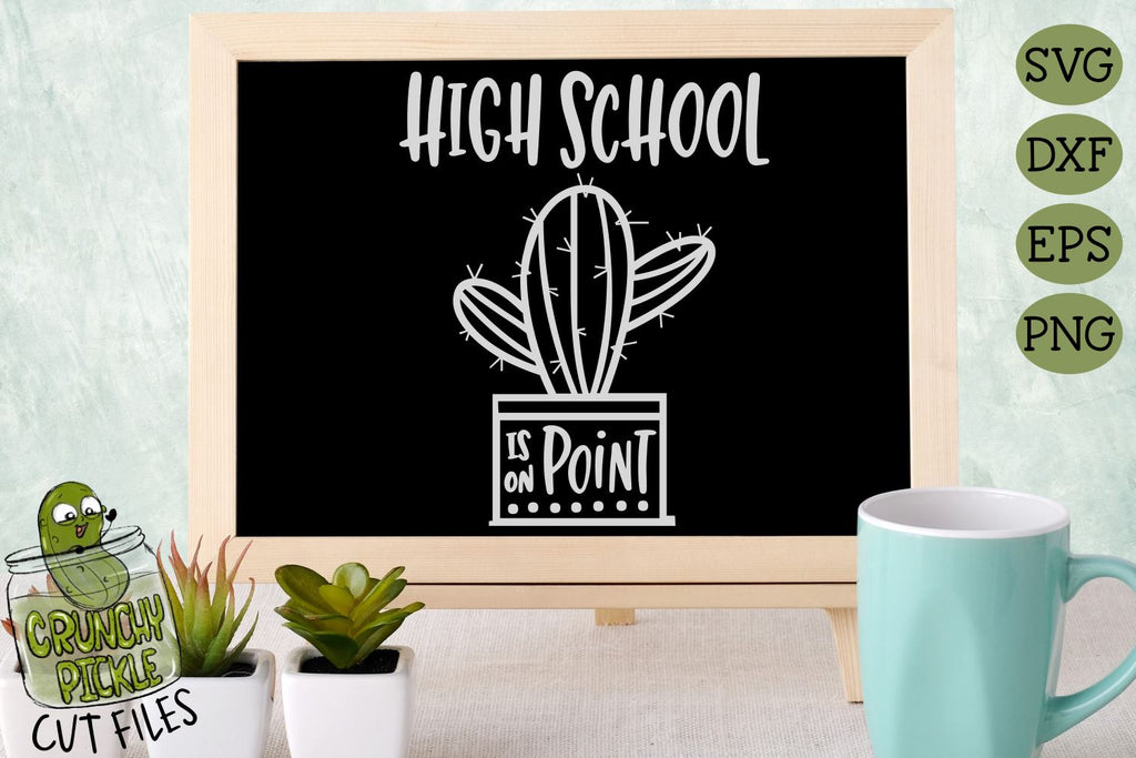 Cactus High School Grades on Point SVG - So Fontsy