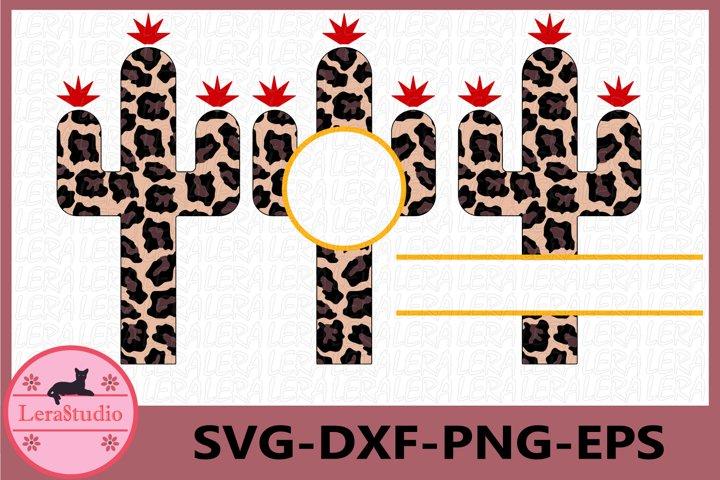 Cactus Leopard Svg - So Fontsy