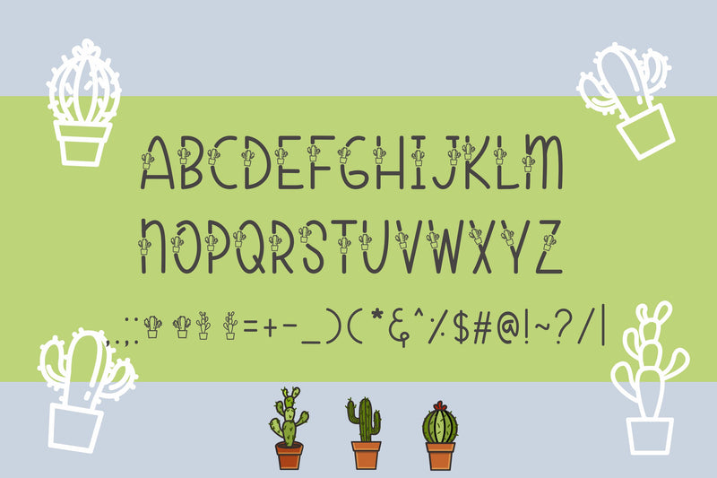 Cactuses - So Fontsy