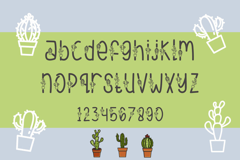 Cactuses - So Fontsy