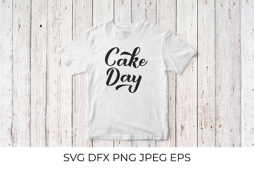 Cake Day calligraphy hand lettering - So Fontsy