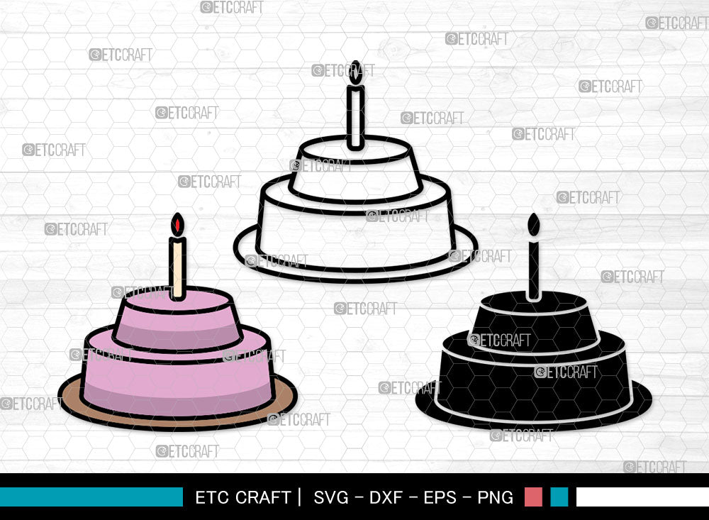 Cake Icon Color, Cake Svg, Wedding Cake Svg, Cakes, Birthday Cake, Cake ...