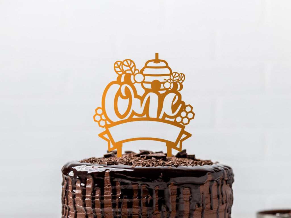 Cake topper Birthday Paper cut - So Fontsy