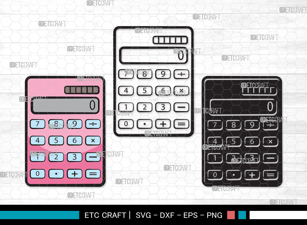 Calculator Clipart SVG | Graphing Calculator SVG | Calculator Svg ...