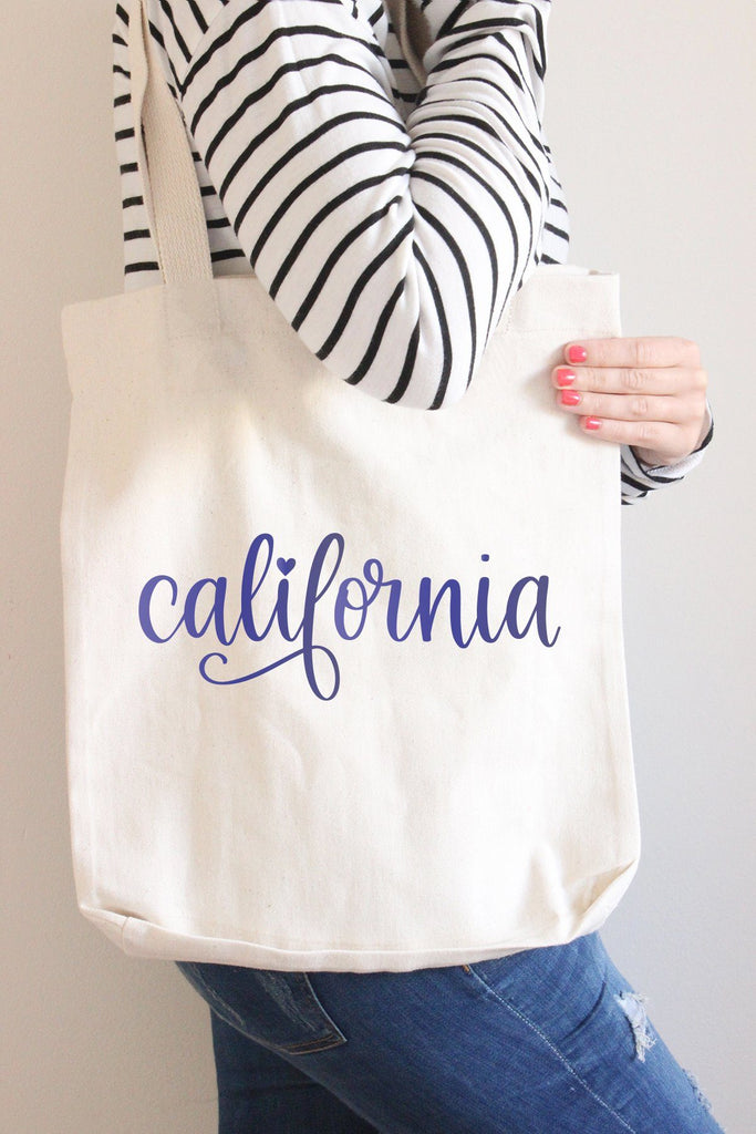 California Hand Lettered Cut File - So Fontsy