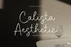Calistha Aesthic - Handwritten Script font - So Fontsy