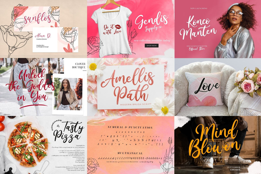 Calligraphy Font Bundle Vol 4 - So Fontsy