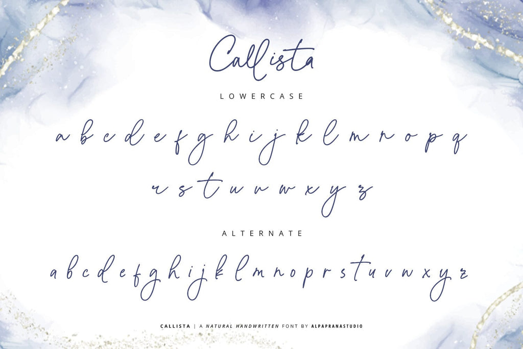 Callista - Signature Font - So Fontsy