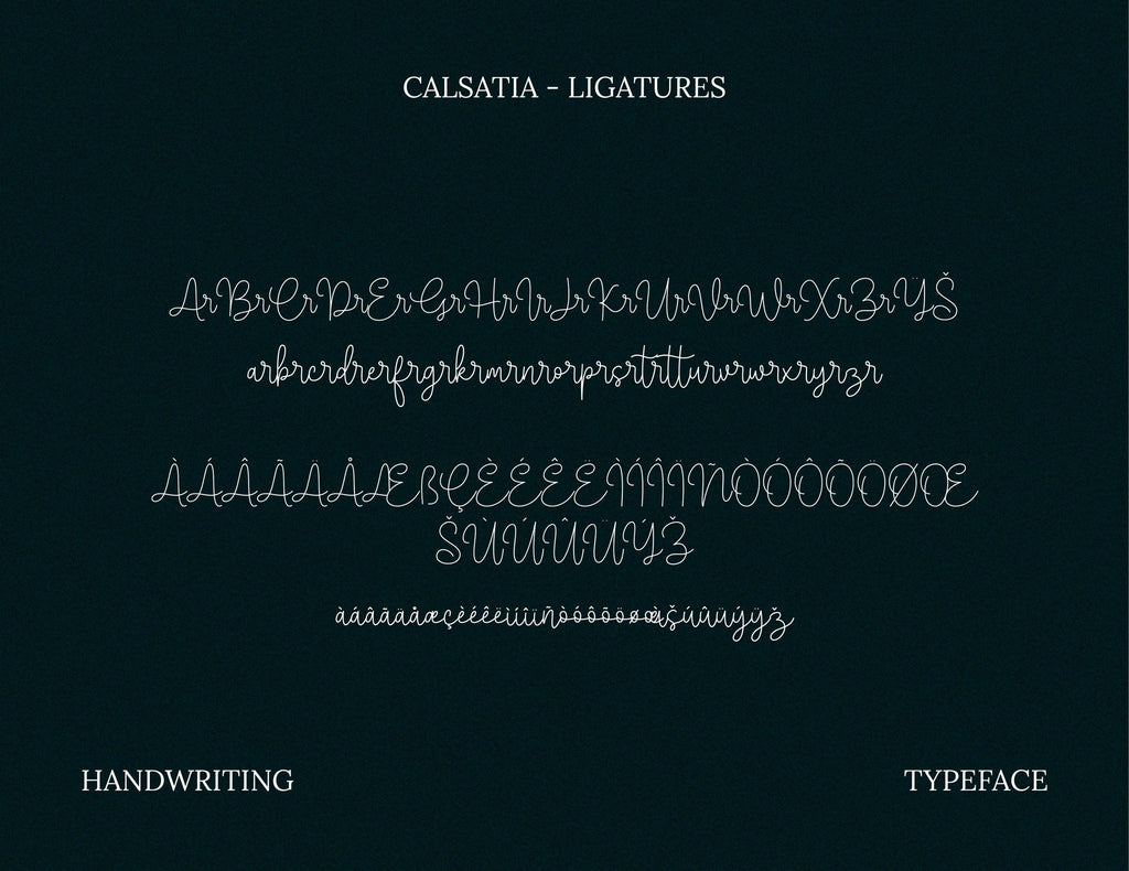 Calsatia Modern Handwritten Font - So Fontsy