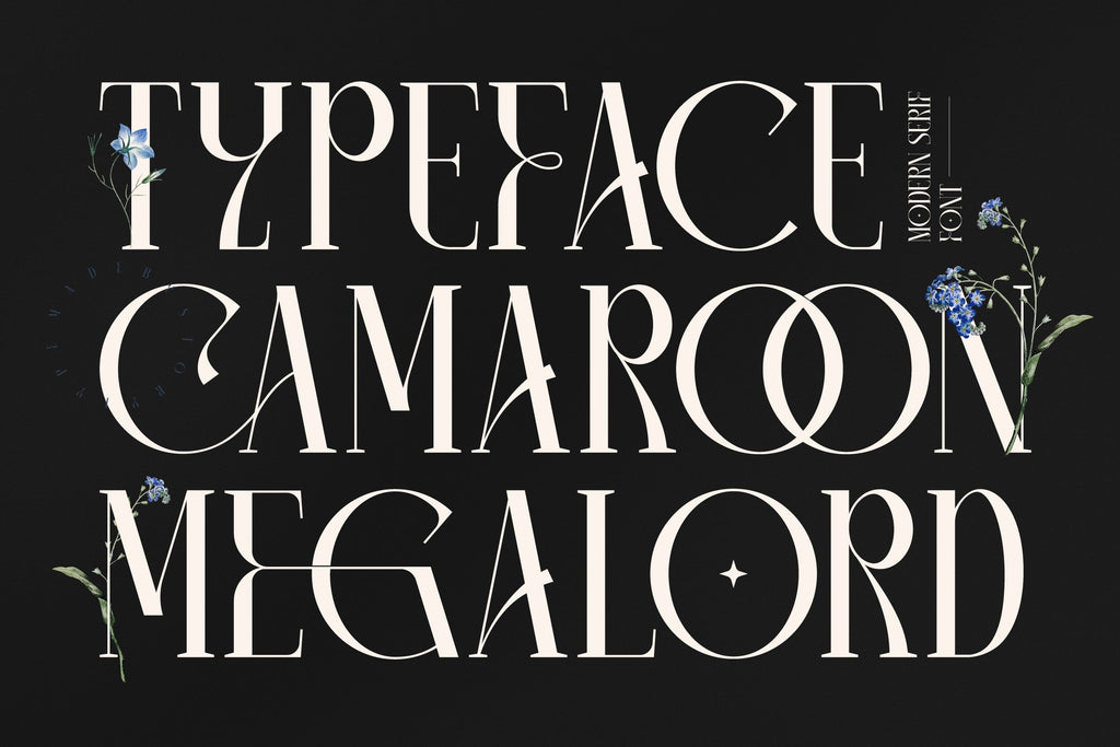 CAMAROON MEGALORD Typeface - So Fontsy