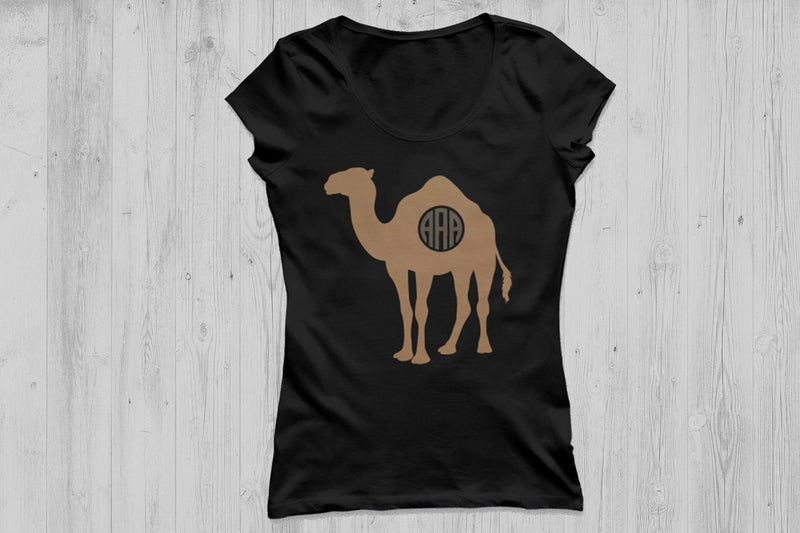 Camel Monogram| Animals SVG Cut Files - So Fontsy