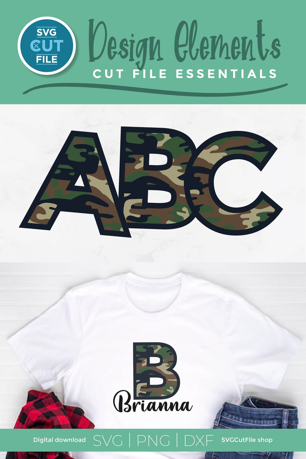 Camo svg, camo letters svg, army svg, camo font, alphabet font ...