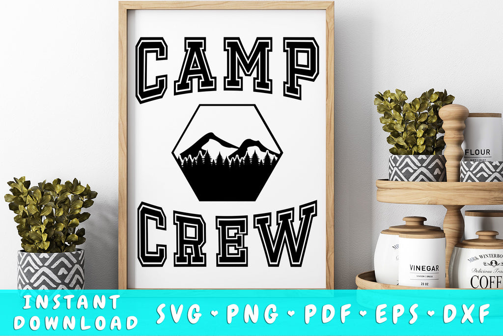 Camp Crew SVG - So Fontsy