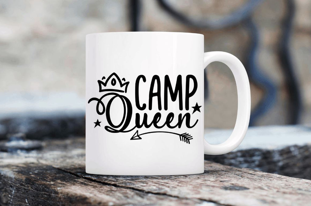 Camp queen SVG - So Fontsy
