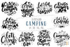 Camping Lettering Quotes Bundle - So Fontsy