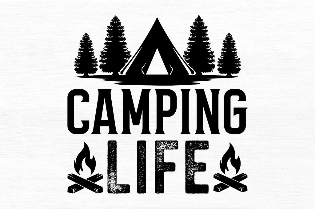 Camping life SVG - So Fontsy