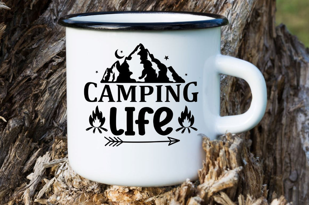 Camping life SVG - So Fontsy