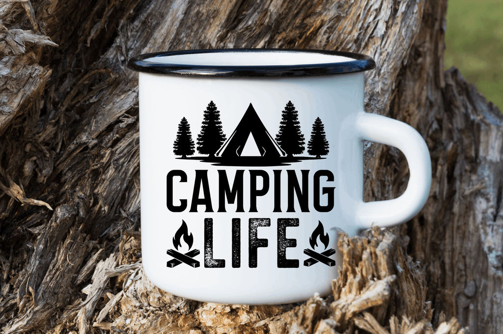 Camping life SVG - So Fontsy