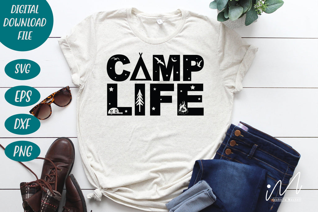 Camping svg bundle, Happy Camping, Camping Shirt, Happy Camping Svg ...