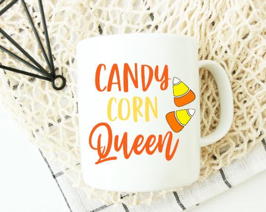 Candy Corn Queen SVG - Halloween Svg - So Fontsy