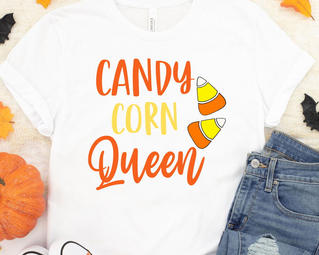Candy Corn Queen SVG - Halloween Svg - So Fontsy