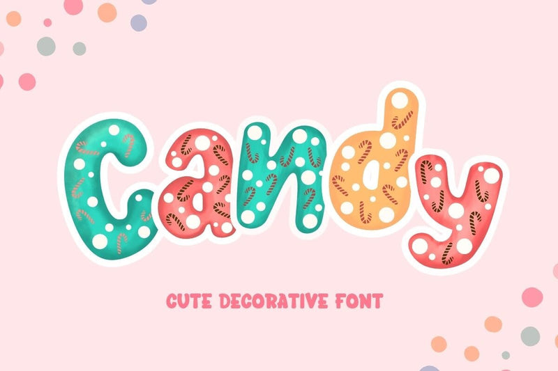 Candy - Cute Decorative Font - So Fontsy