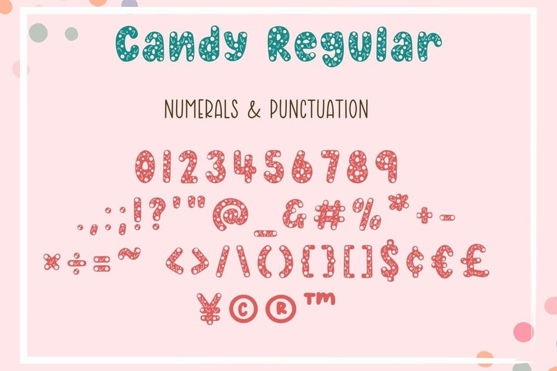 Candy - Cute Decorative Font - So Fontsy