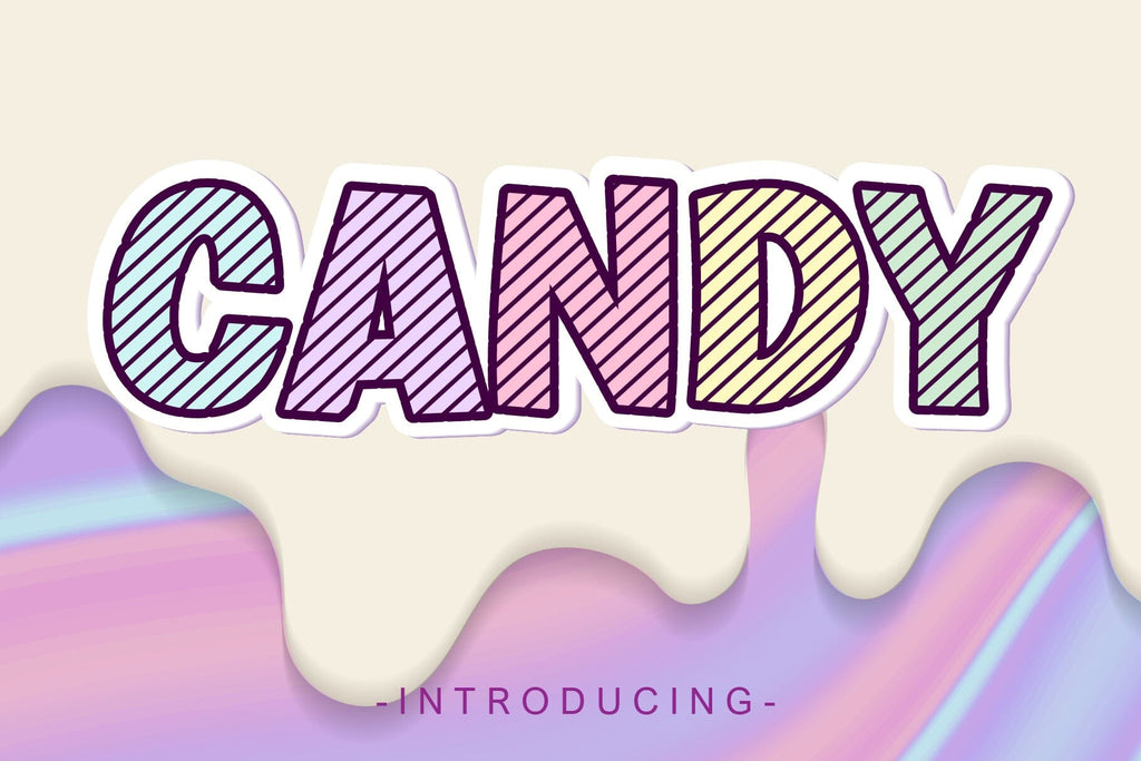 Candy font - So Fontsy