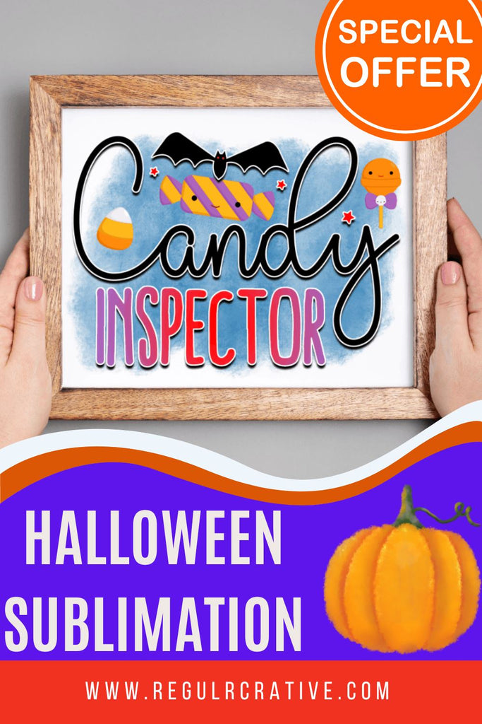 Candy inspector Sublimation PNG, Sublimation Halloween Design - So Fontsy
