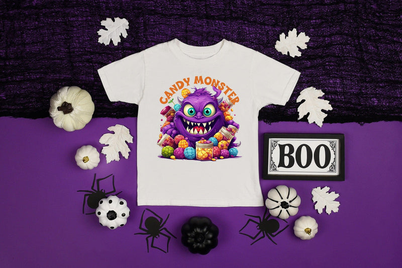 Candy Monster PNG | Funny Halloween Sublimation - So Fontsy