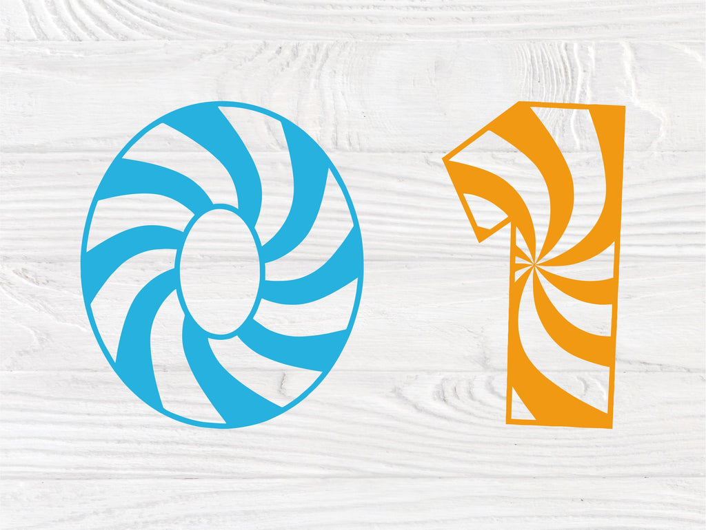 Candy number SVG | Numbers cut files | Christmas candy | Candy svg ...