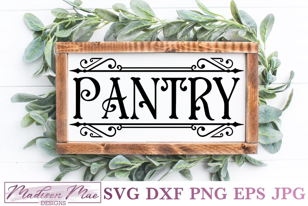 Canister Labels SVG Bundle & Pantry Sign SVG - So Fontsy