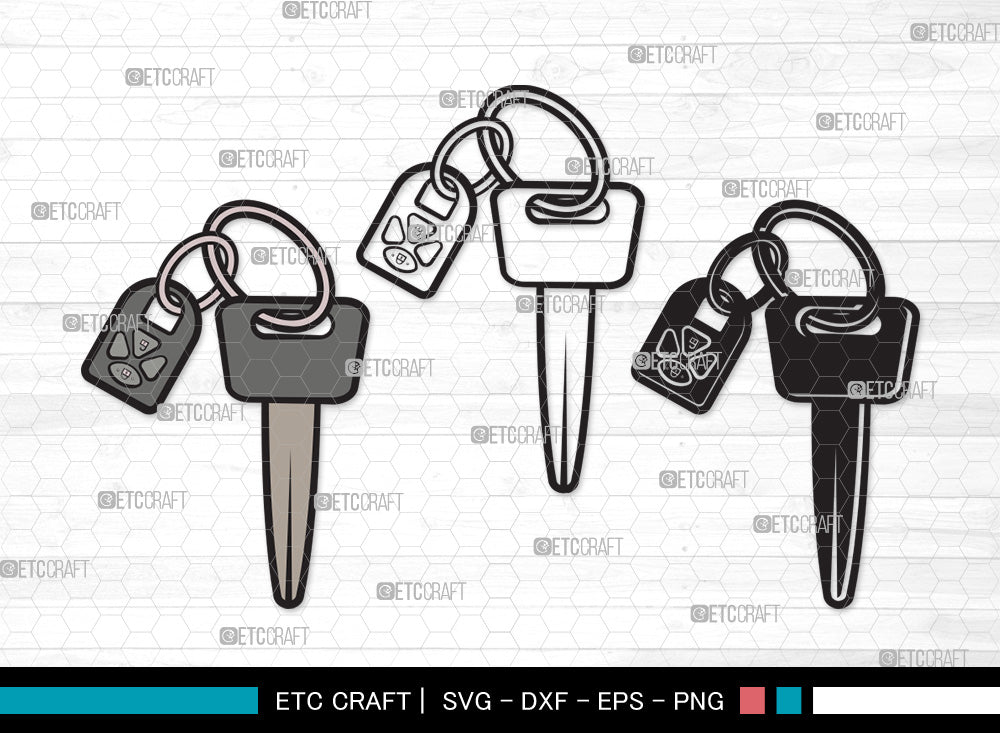 Car Keys Clipart SVG, Key Decals Svg, Key Printable Svg, Key Svg, Auto ...