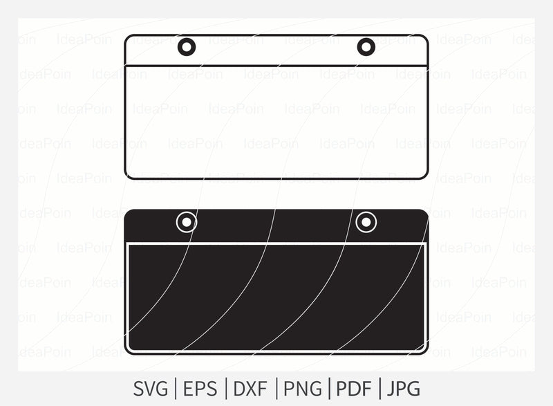 Car License Plate svg, Car license plate Silhouette, License Plate ...