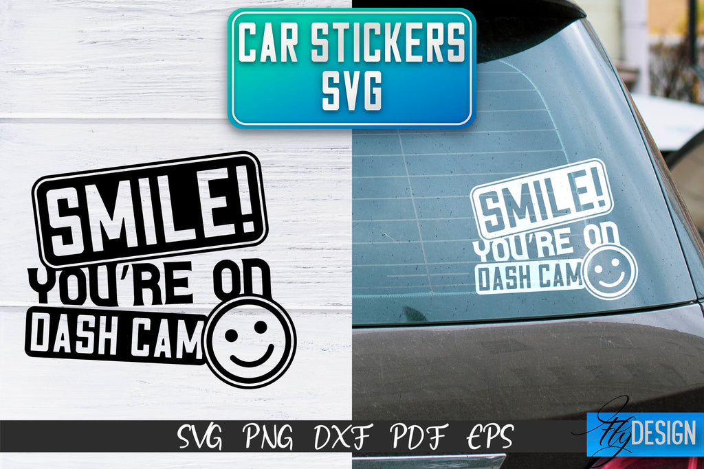 Car Stickers SVG | Car Decals SVG | Funny Quotes SVG - So Fontsy