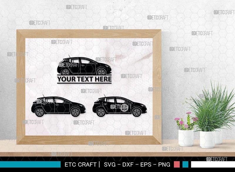 Car SVG, Car Monogram, Sports Car Silhouette, Vehicle Car Svg - So Fontsy