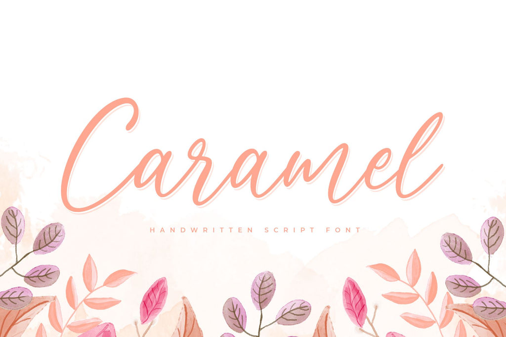 Caramel – Handwritten Script Font - So Fontsy