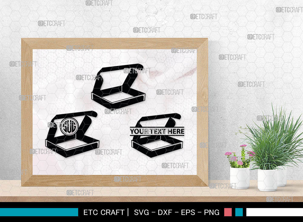 Cardboard Box Monogram, Cardboard Box Silhouette, Cardboard Box SVG ...