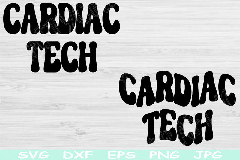 Cardiac Tech Svg, Cardiac Svg, Cardiology Cut File Dxf, Eps, Png ...