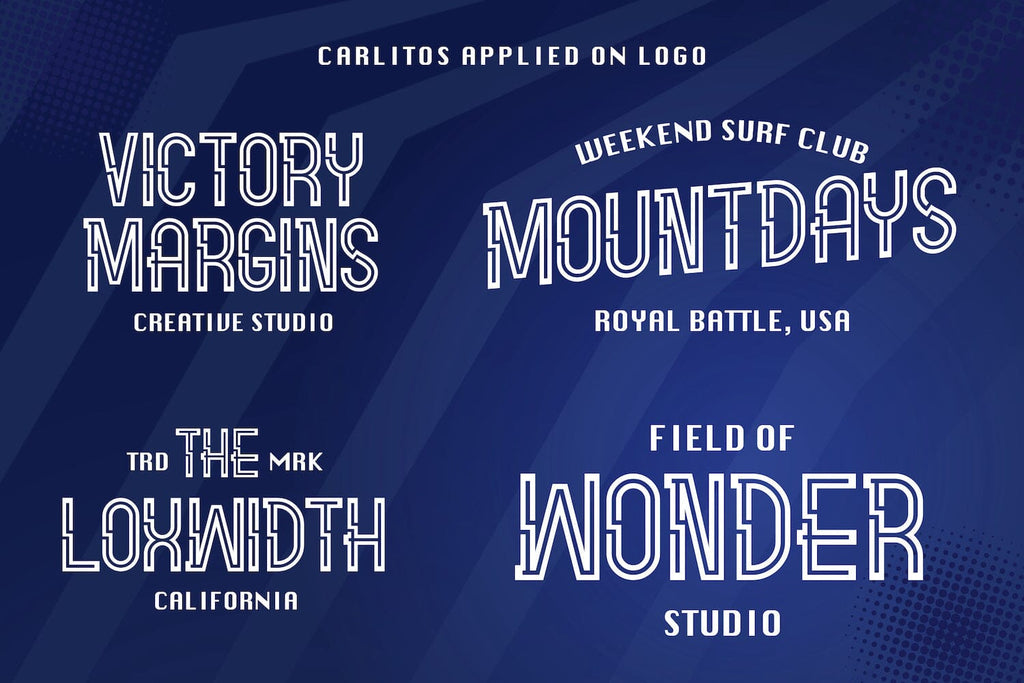 Carlitos - Decorative Sporty Font - So Fontsy