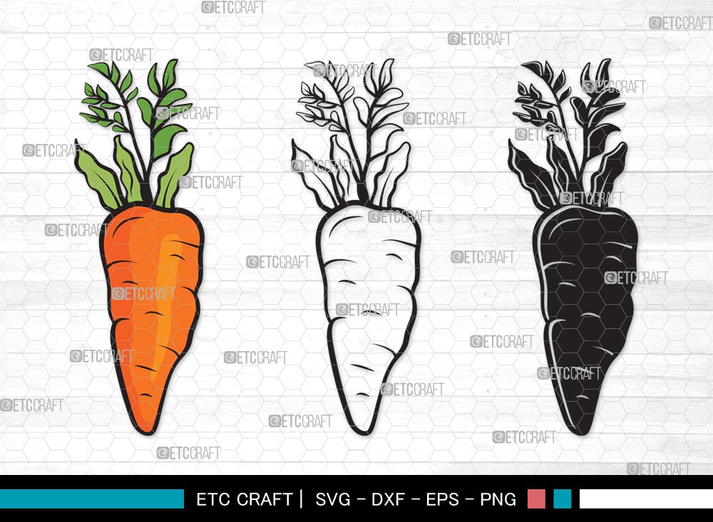 Carrot SVG | Vegetable Svg | Easter Svg | Food Svg | Carrot Bundle ...